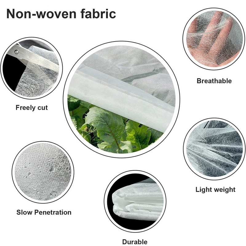 Black Agricultural Non Woven Fabric Roll PP Non-Woven Fabric For Cover ...